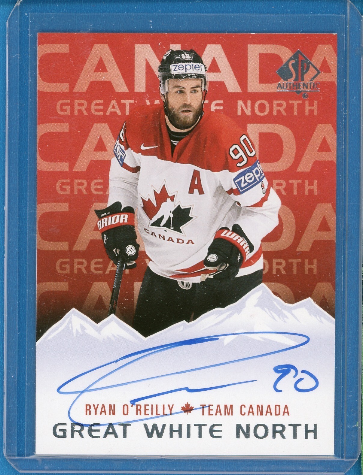 2016/17 SP AUTHENTIC Ryan O'Reilly GREAT WHITE NORTH AUTOGRAPH AUTO ...