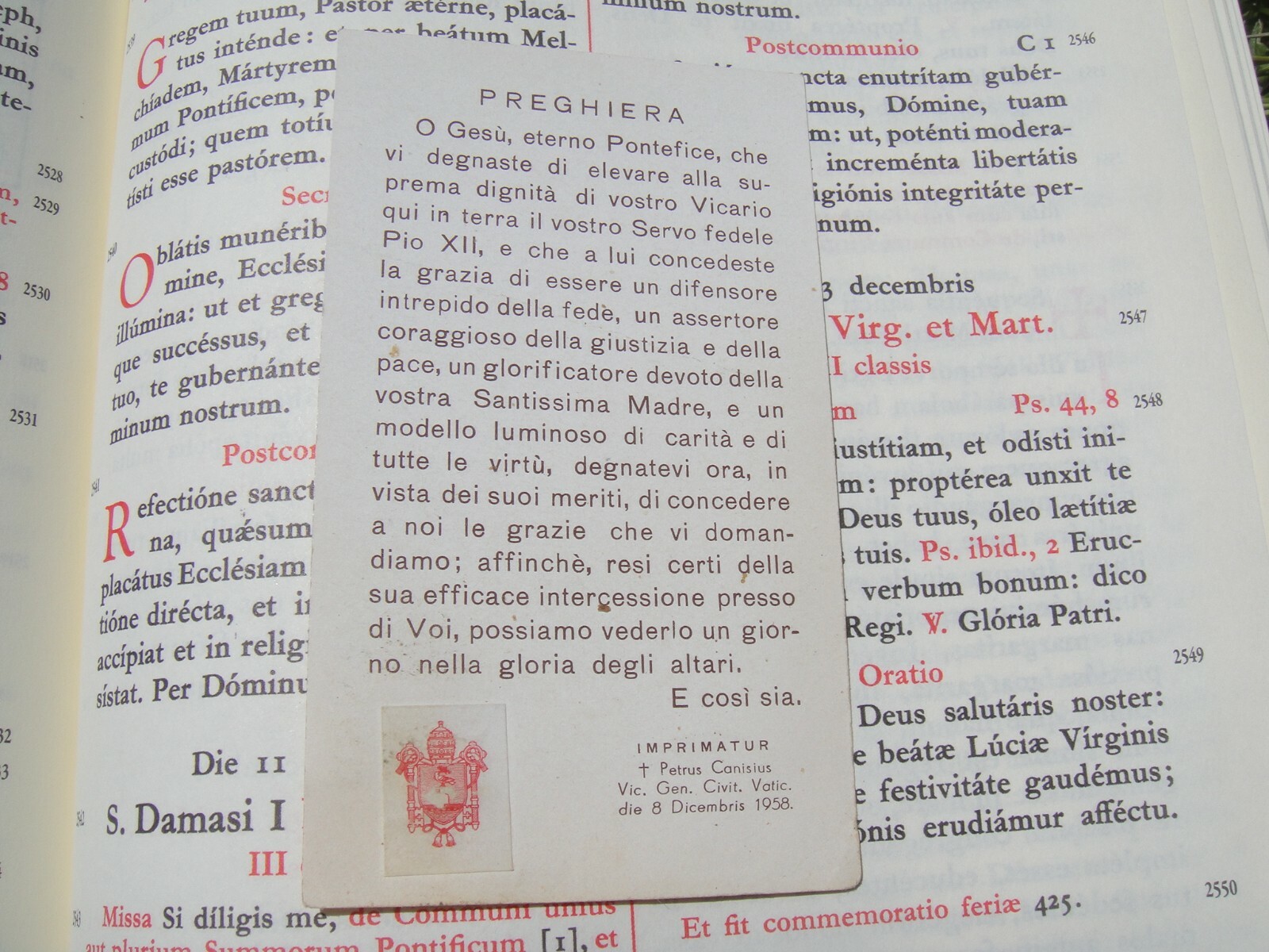 Christian second class relic Pope Pius XII vestment | eBay