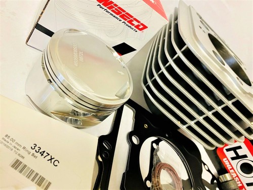 99-04 Honda 400EX Cylinder Head Complete Top Bottom End Rebuild Kit ...