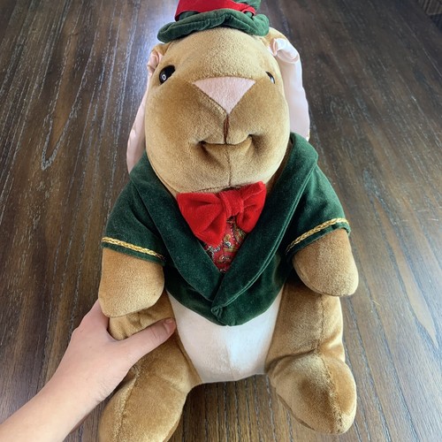 Toys-R-Us RABBIT EARS PRODUCTION VELVETEEN Christmas RABBIT PLUSH BUNNY ...