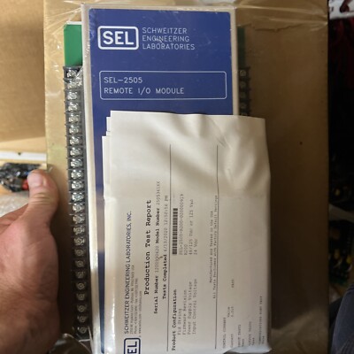 New OEM Sealed SEL 2505 REMOTE I/O MODULE LASER 2505361xx SCHWEITZER ...