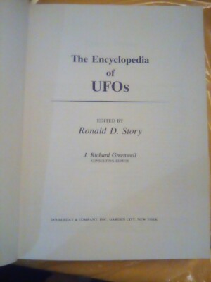 The Encyclopedia of UFOs Hardcover, Former library item with library ...