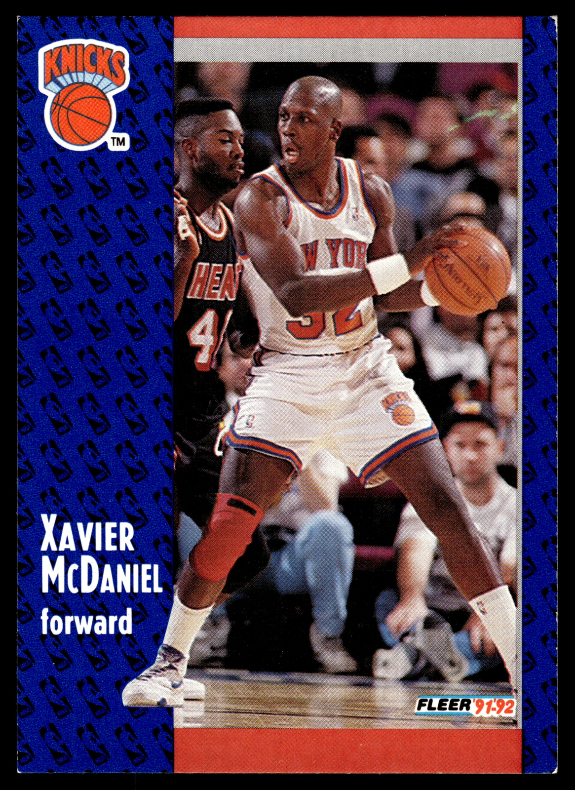 1991 Fleer #328 Xavier McDaniel New York Knicks | eBay