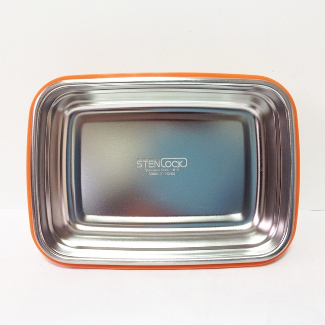 Rectangle 1 Liter STENLOCK Food Container Stainless Steel Airtight ...