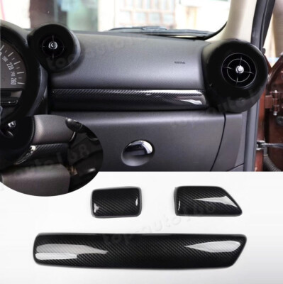 Carbon Fiber Look Center Console Cover Trim For MINI Countryman R60 ...