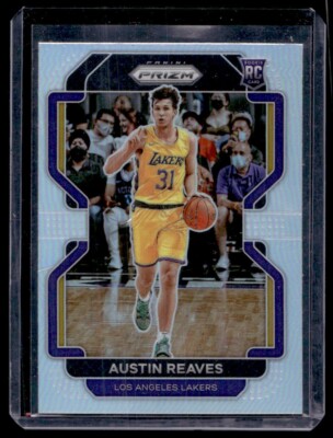 2021-22 Panini Prizm Austin Reeves Silver Prizm RC #165 Los Angeles ...