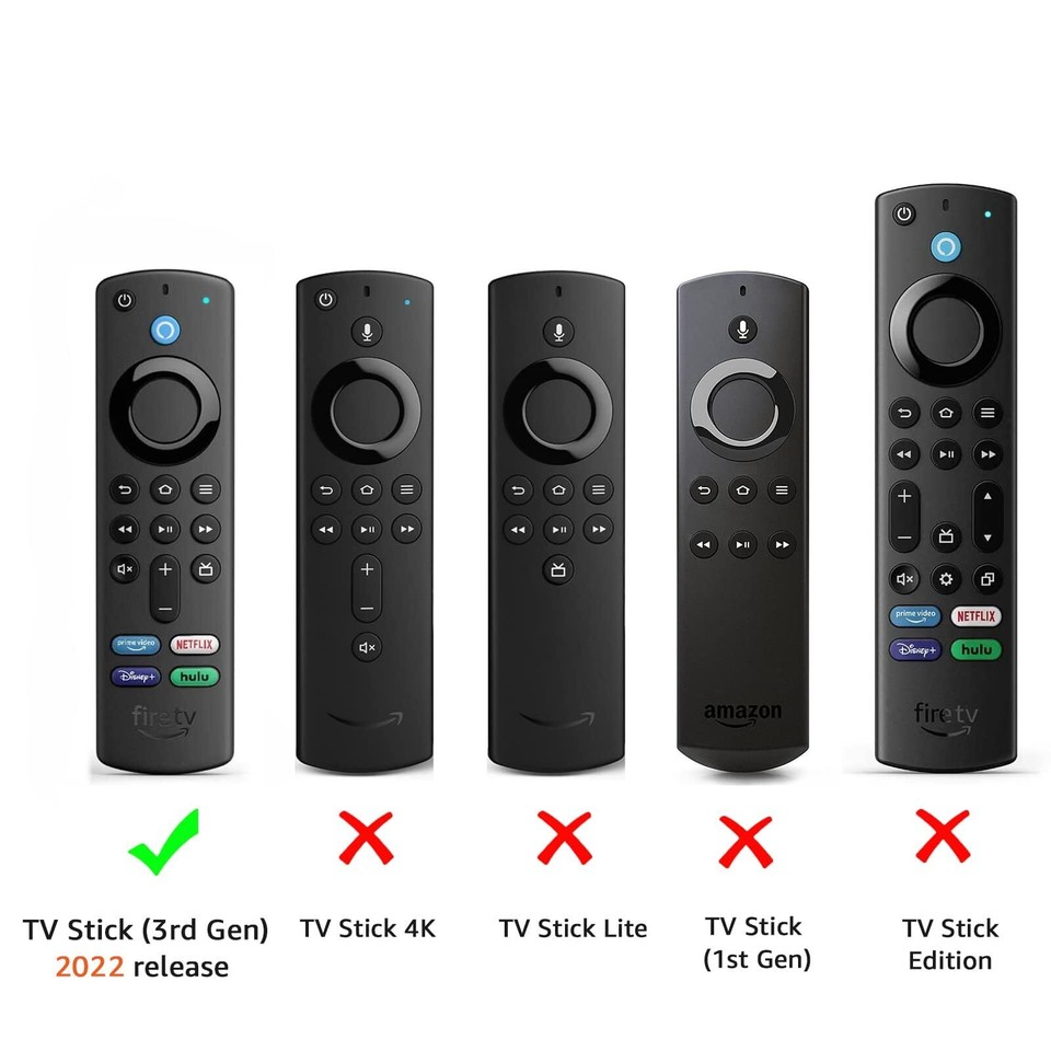 Firestick Remote Cover, 3-Pack with fire TV Stick 4K, Easy to Find ...