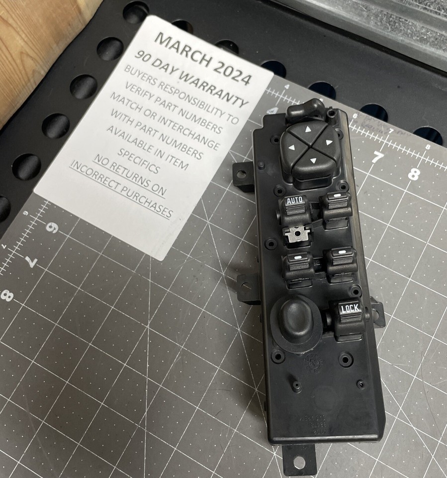 1999 2004 JEEP GRAND CHEROKEE OE DRIVER DOOR POWER WINDOW SWITCH ...