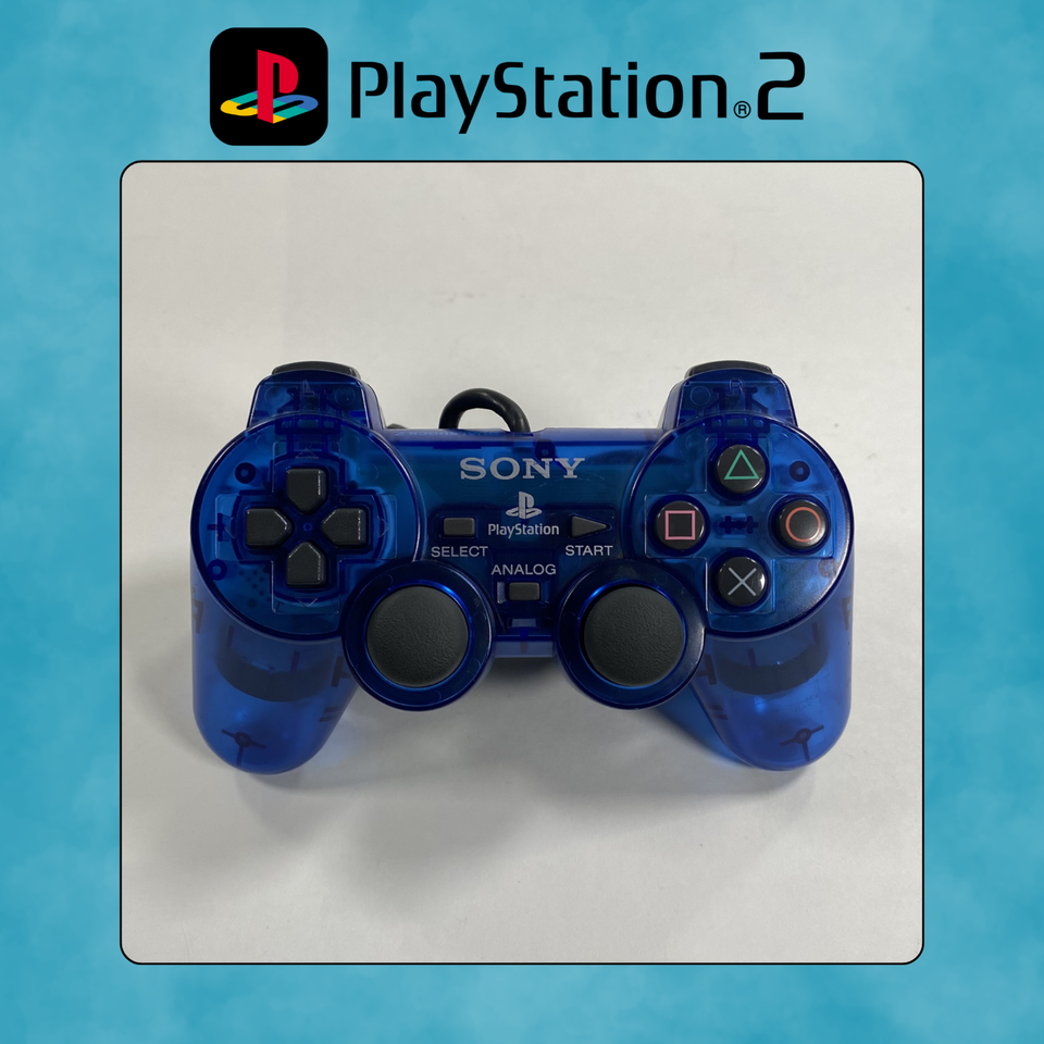 Sony PS2 Dualshock 2 OEM Controllers Midnight Blue + Black - Cleaned ...