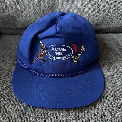Vintage Acme Road Runner Snapback Hat Good Condition Vista Chemical | eBay