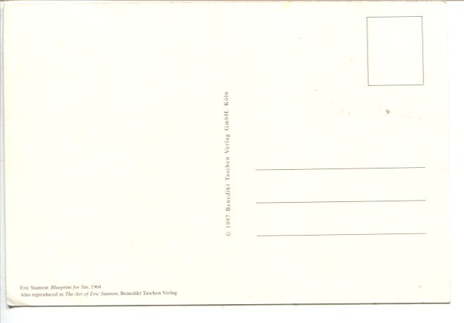 Eric Stanton-"Blue Print For Sin" Postcard # 1997 - Taschen -VF - Comic ...