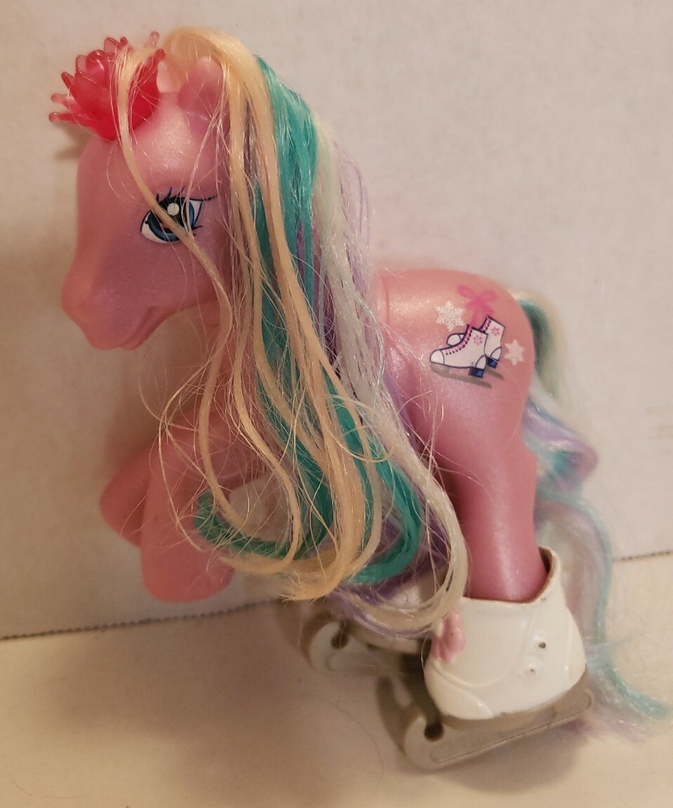 My Little Pony Vintage G3 GLITTER GLIDE Ice Skater with Ice Skates i | eBay