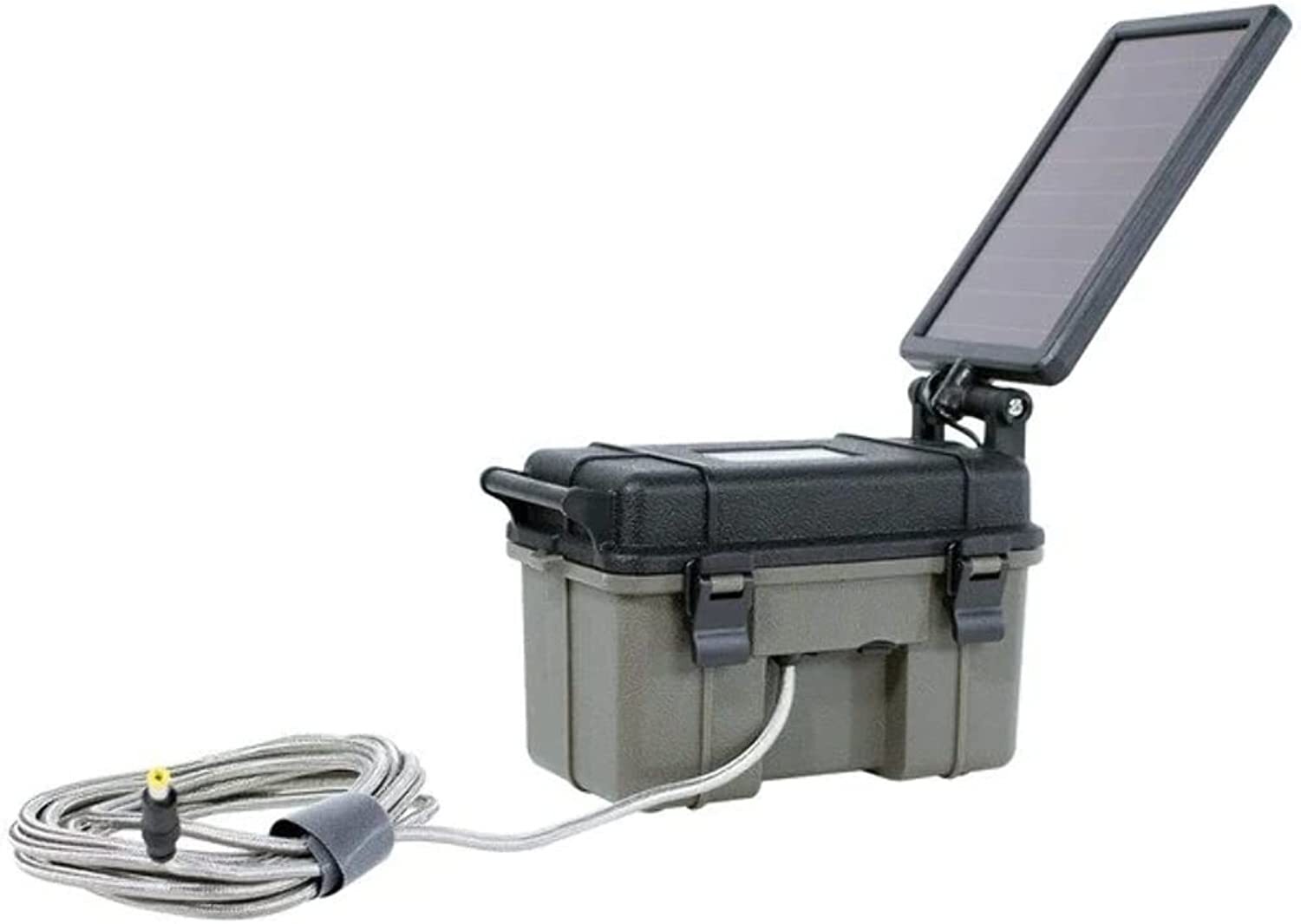HME 12-Volt Auxiliary Power Pack With 2-Watt Solar Panel for Trail ...