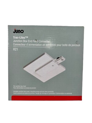 Juno Trac-Lites R21 WH J-Box Feed Connector White | eBay