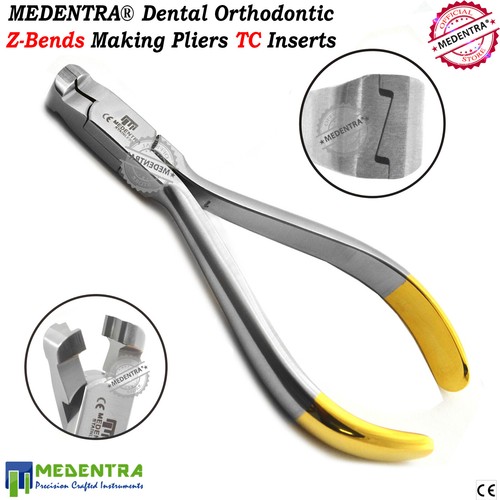 Orthodontic Z Bend Wire Bending Pliers TC Archwires Loop Forming Dental ...