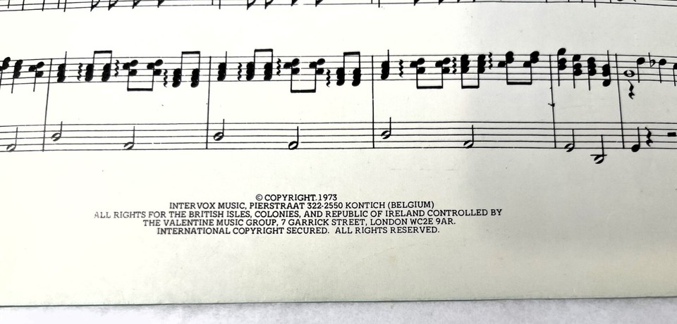 Birdie Song/Birdie Dance 1973 Sheet Music Werner Thomas Terry Rendall ...