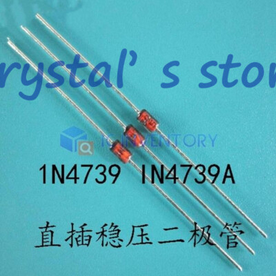 100PCS 1N4739 IN4739A DIODE ZENER 9.1V 1W DO41G IC Best Price Quality ...