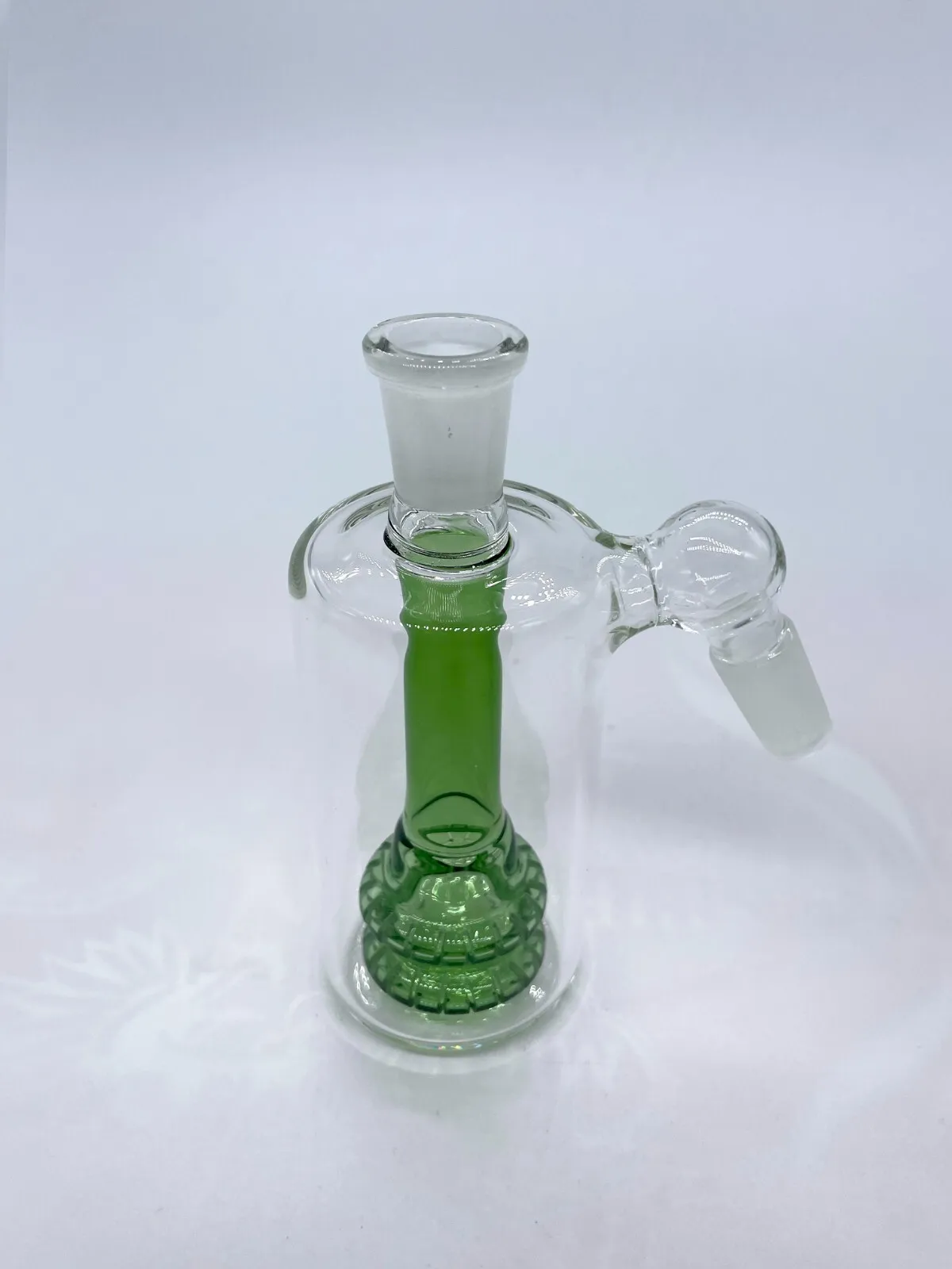 Green 14mm Ash Catcher 45 Degree For Glass Water Pipe Bong Hookah | eBay