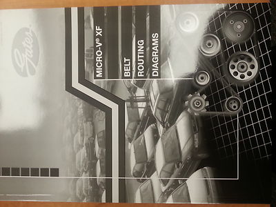 GATES MICRO-V XF BELT ROUTING DIAGRAMS MANUAL FOR AUDI BMW VW AND MANY ...