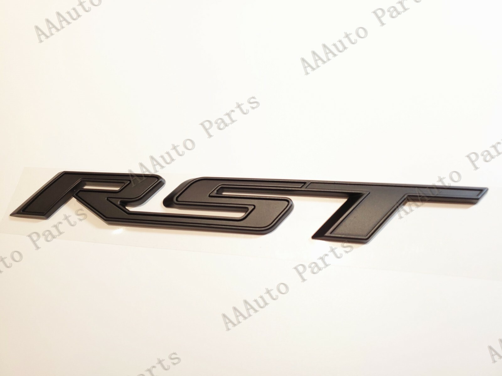 1PC Rear Tailgate RST Emblems Matte Black Fit 2019-2022 Chevrolet Tahoe ...