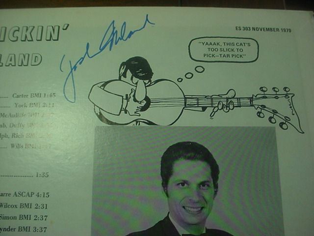 JOSH NOLAND LP on EMPIRE Pick-Tar Pickin GUITAR ROCK ~ Rare AUTOGRAPHED ...