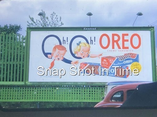 Oreo Cookies Vintage 1952 Billboard Sign Advertising Slide 35 mm | eBay