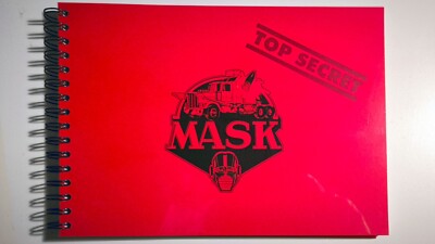 "TOP SECRECT" M.A.S.K Red Book No. 01 Ultra Rare MASK VENOM RHINO ...