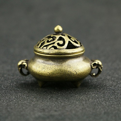 Solid Brass Censer Figurine Small Statue Home Ornament Figurines ...