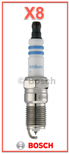 Set of 8 Spark Plugs OEM BOSCH 9602 Fine Wire Double Iridium Pre Gapped ...