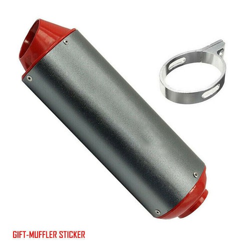 RED EXHAUST MUFFLER 125/140/150/160 cc PIT/DIRT BIKE XR50 CRF50 SSR/TTR ...