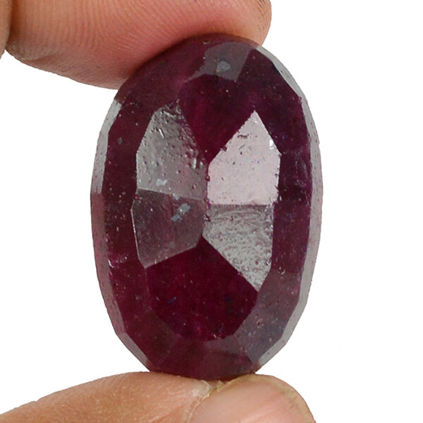75.10 Cts Beautiful Natural Certified Earth Mined Ruby Oval Shape Loose ...