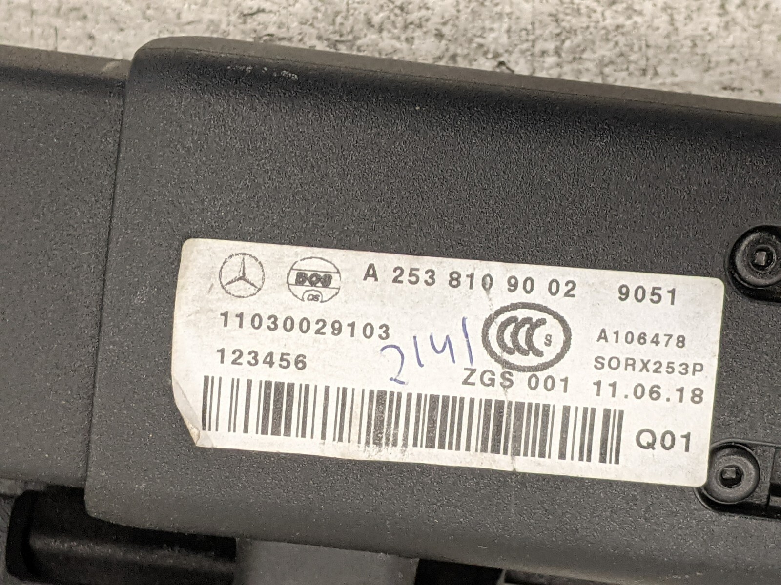 2016 2017 2018 2019 MERCEDES GLC300 CARGO COVER OEM USED #E0135 | eBay