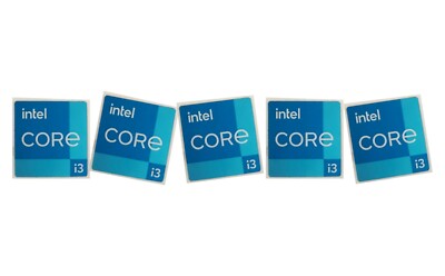 5 PCS Sticker for CORE i3 11th GEN Skylake Logo Decal 18mm x 18mm ...