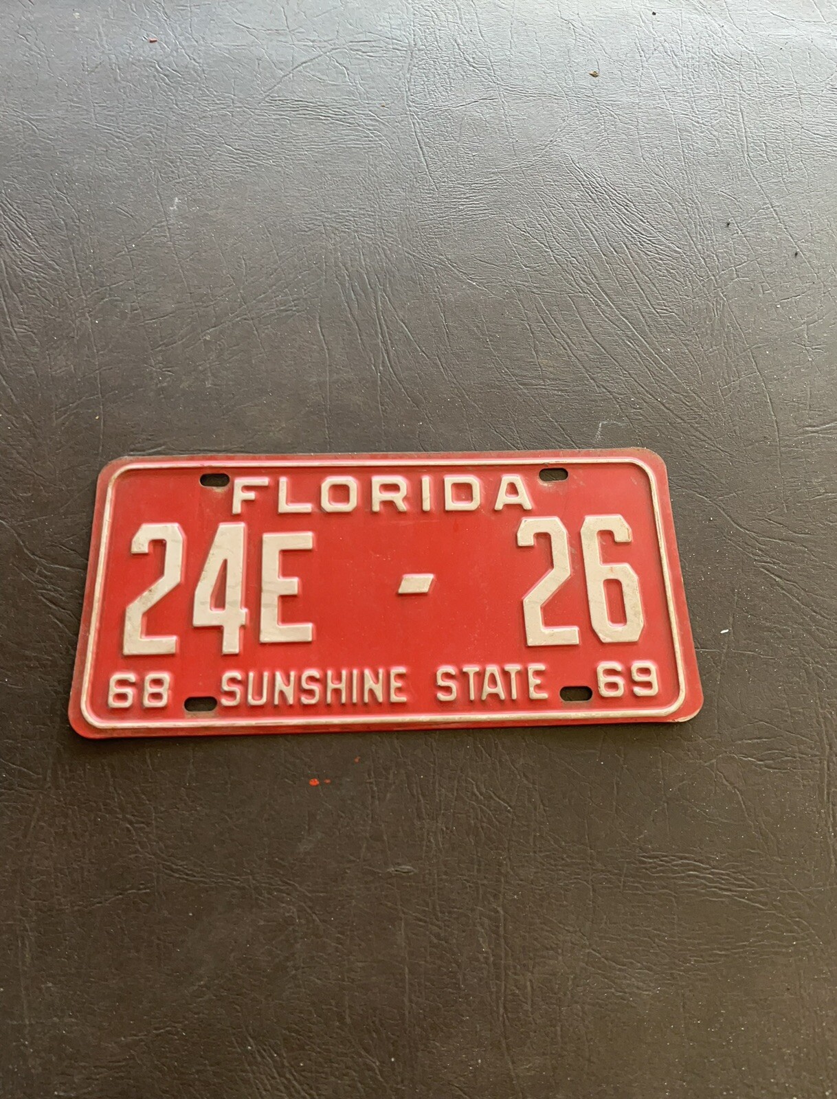 Florida License Plate 1968-1969 Saint Lucie 24E-26 Available For ...