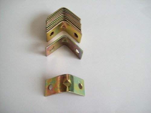 12 Zinc Yellow Passivated CORNER BRACES ANGLE BRACKETS | eBay