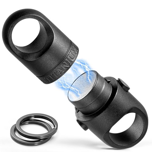 Quick Release Keychain, Titanium Magnetic Keychain Pull Apart, Magnetic ...