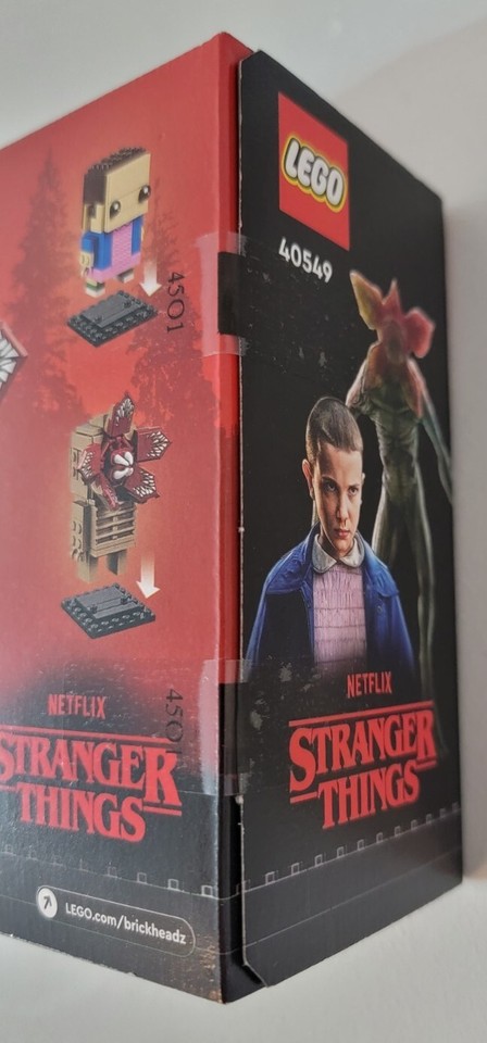 LEGO BRICKHEADZ: Stranger Things Demogorgon & Eleven (40549) - Sealed ...