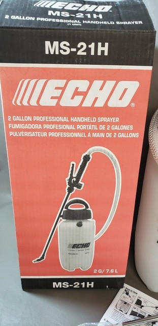 ECHO MS21H 2 Gallon 45 PSI Handheld Sprayer 28 Inch Wand Piston Style ...