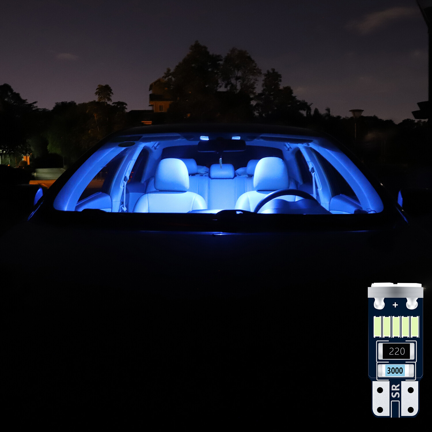 2pcs Led Interior Front Map Reading Lights For Ford Falcon AU BA BF FG1 ...