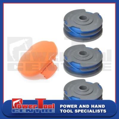 Flymo Spool Line x3 + Cover x1 EIT250 EIT300 ET23DX ET23+DX ET25+DX ...