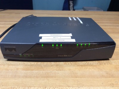 Cisco Systems Cisco 850 Secured Broadband Managed Security Router 4 ...