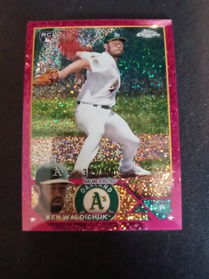 2023 Ken Waldichuk Topps Chrome #52 Magenta Speckle Refractor Rookie RC ...