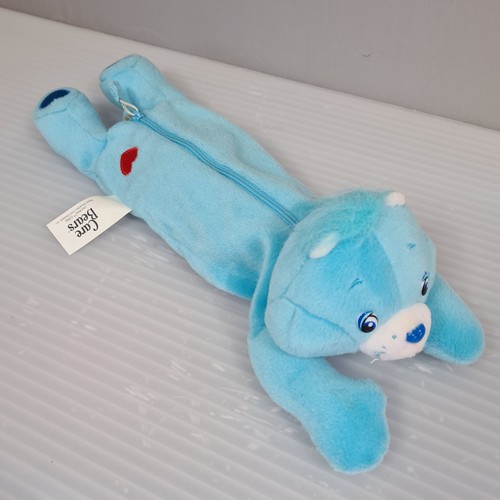 Care Bears Bedtime Bear Pencil Case Pouch Plush Soft Toy Blue 2006 35cm ...
