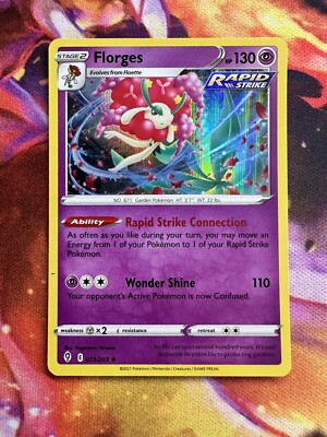Florges 73/203 Evolving Skies Holo Rare Pokemon Card Pokémon TCG 073 | eBay