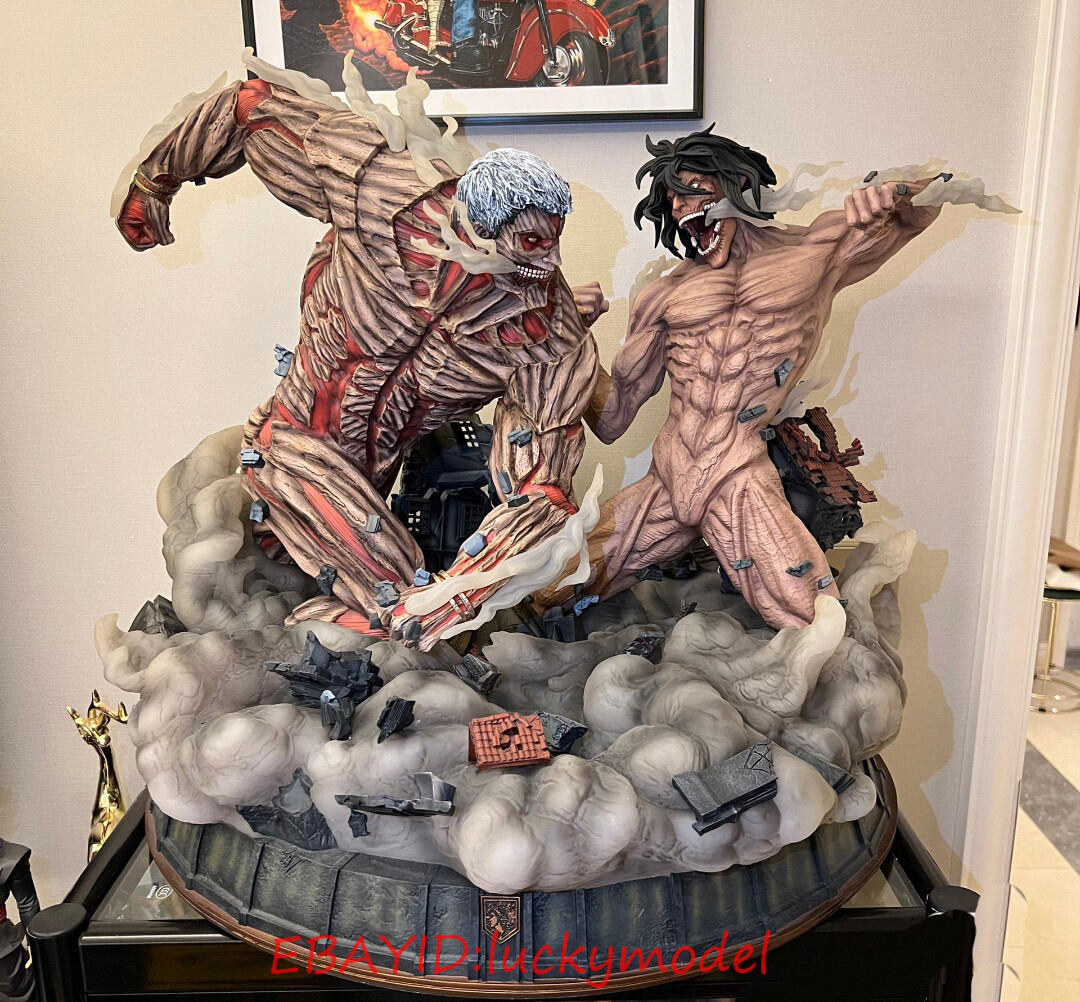 Figurama Attack on Titan The Armored Titan Eren Resin Statue ...