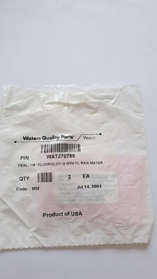 WAT270789 Waters Seal, 1/8'', Fluoroloy-G Mini FL Raw Material | eBay