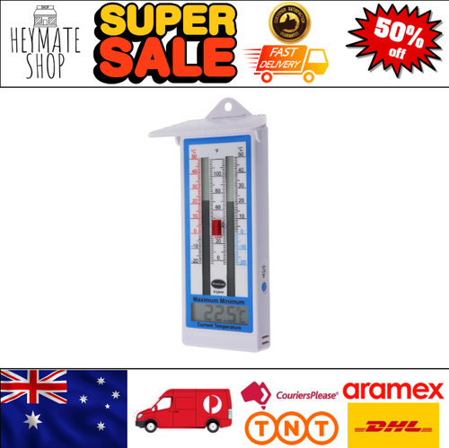 Brannan Max Min Thermometer Measure Maximum & Minimum Temperature ...