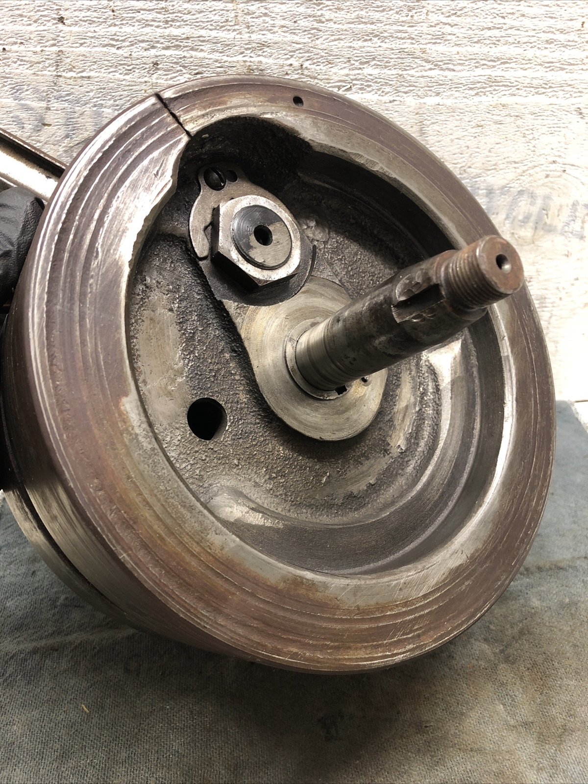 Harley 1941-1953 Knucklehead Panhead Flywheels Crankshaft OEM ! FL 74 ...