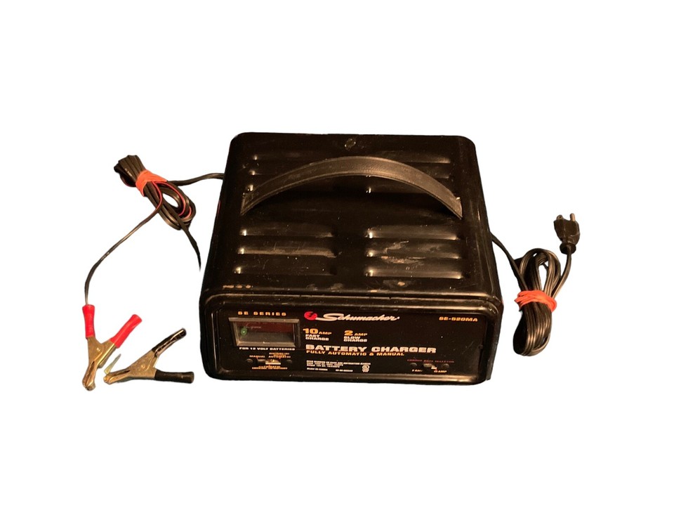 Schumacher 10/2 Amp 12 Volt Battery Charger SE-520MA MANUAL & FULLY ...