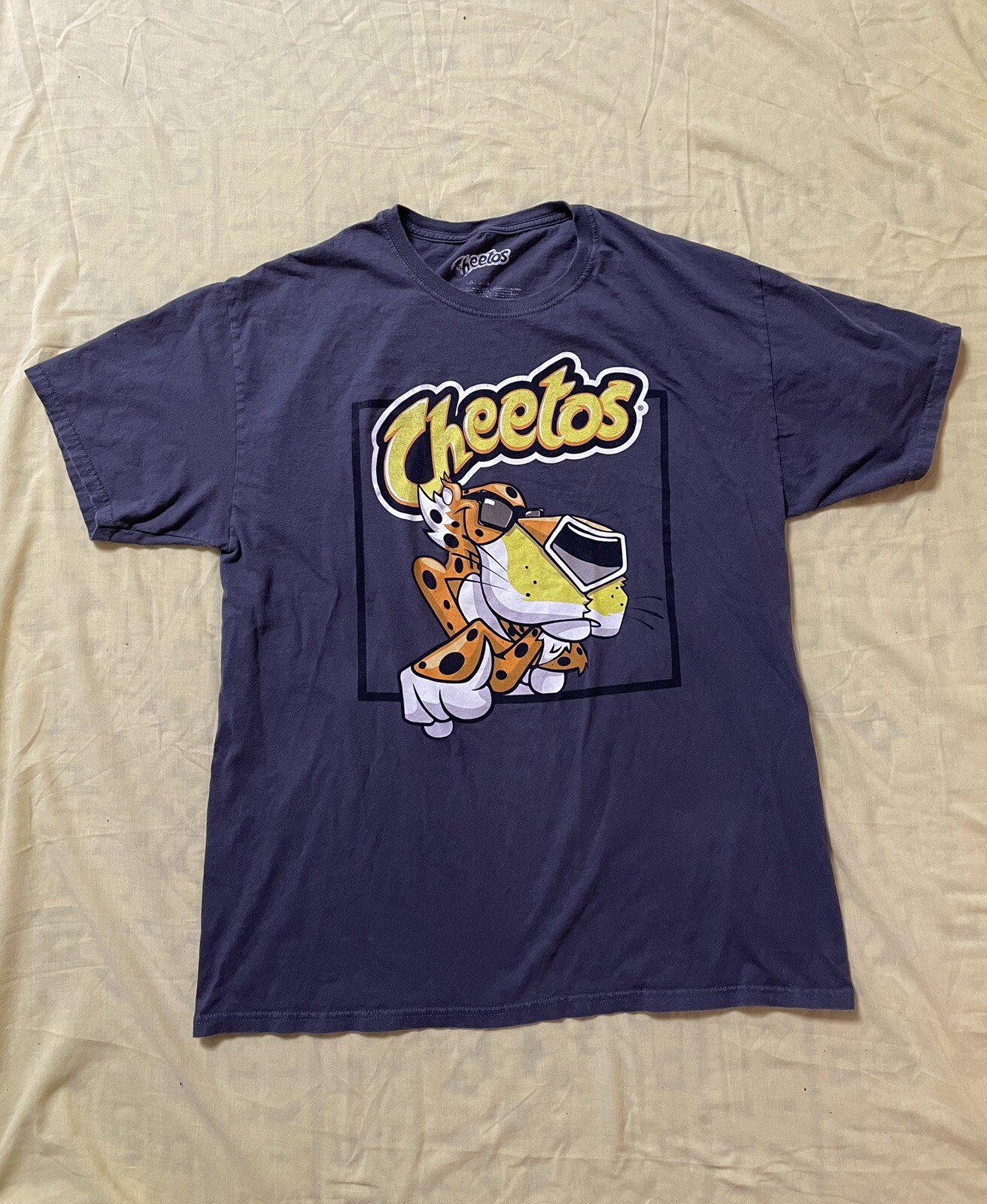 Mens cheetos chester cheetah gray short sleeved graph… - Gem